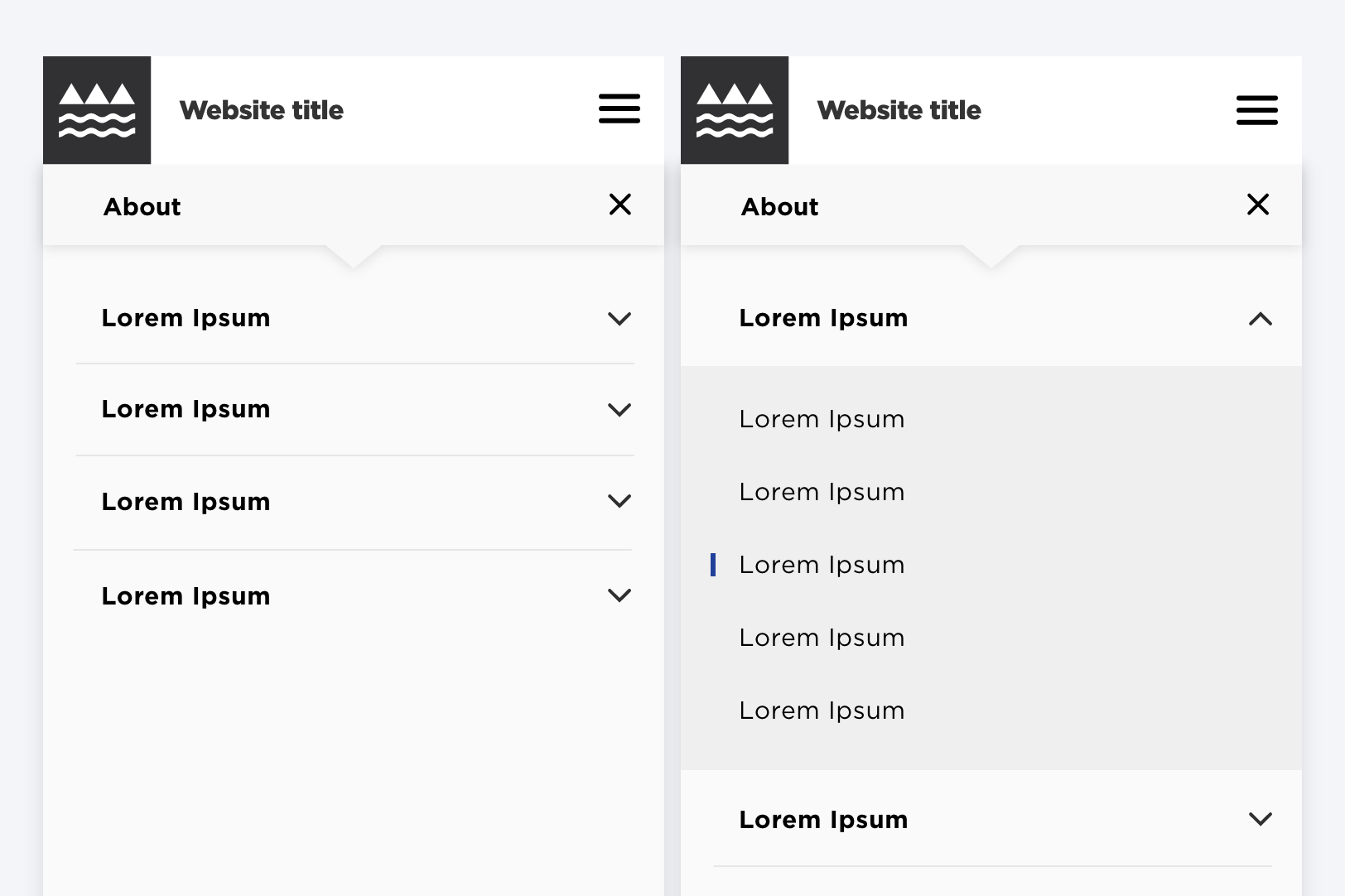 Navigation Menu | Design System
